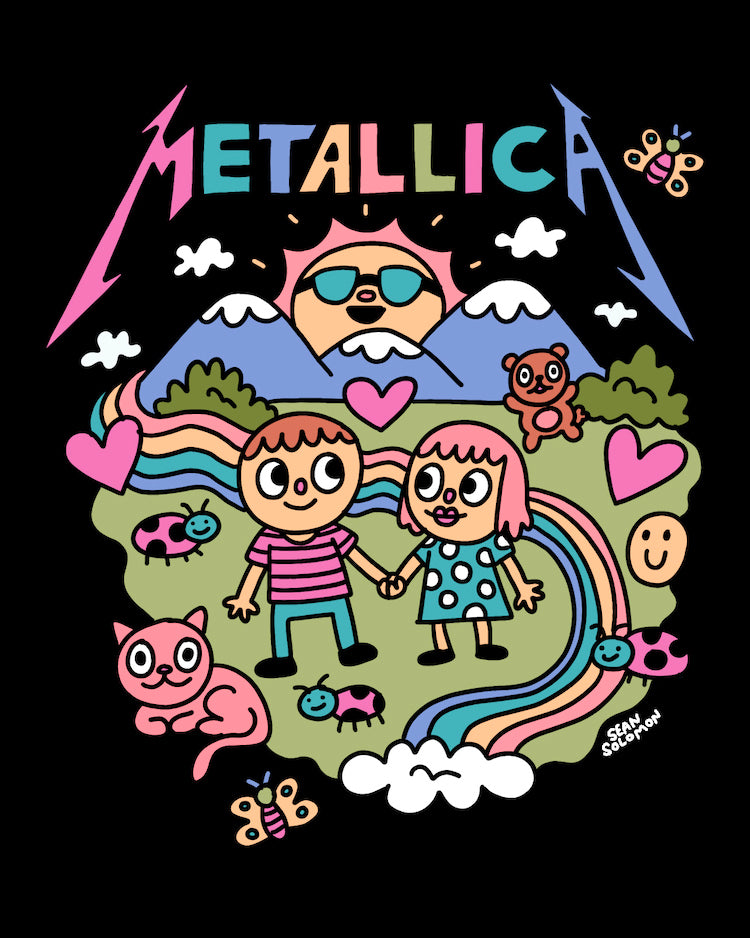 CUTE METALLICA SHIRT (BLACK) – Die9Times